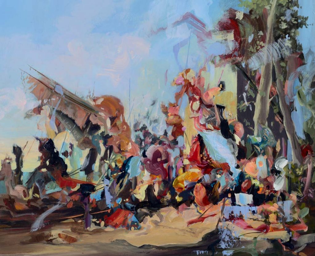 Dairo Vargas Art Gallery - Contemporary abstract painting.